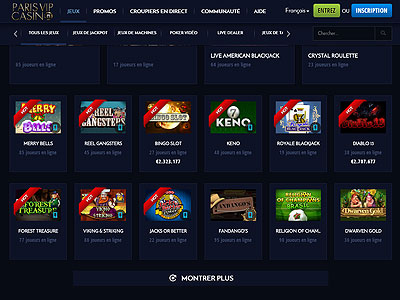 Paris VIP Casino | Casino en ligne responsive français TopGame